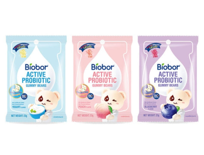 Biobor Active Probiotic Gummy Candy Bears 23 g., Жевательные конфеты в – K&P Tropical Cosmetics