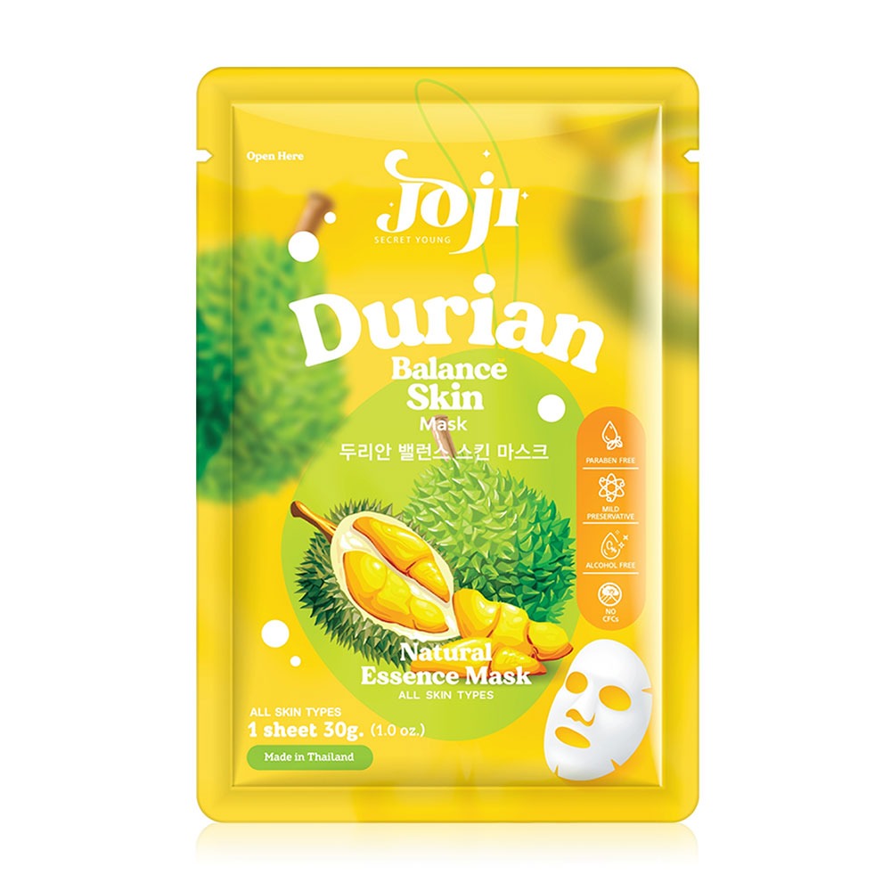 PRECIOUS SKIN Joji Secret Young Durian Balance Skin Facial Mask 30 g ...