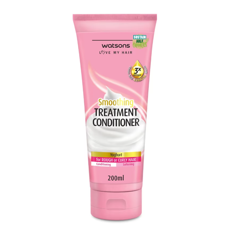 Watsons Treatment Conditioner Yoghurt for Rough or Curly Hair 200 ml ...
