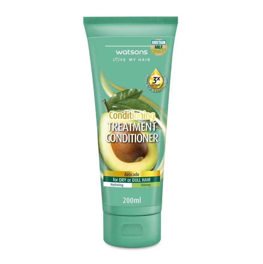 Watsons Treatment Conditioner Avocado for Dry or Dull Hair 200 ml., Ко ...