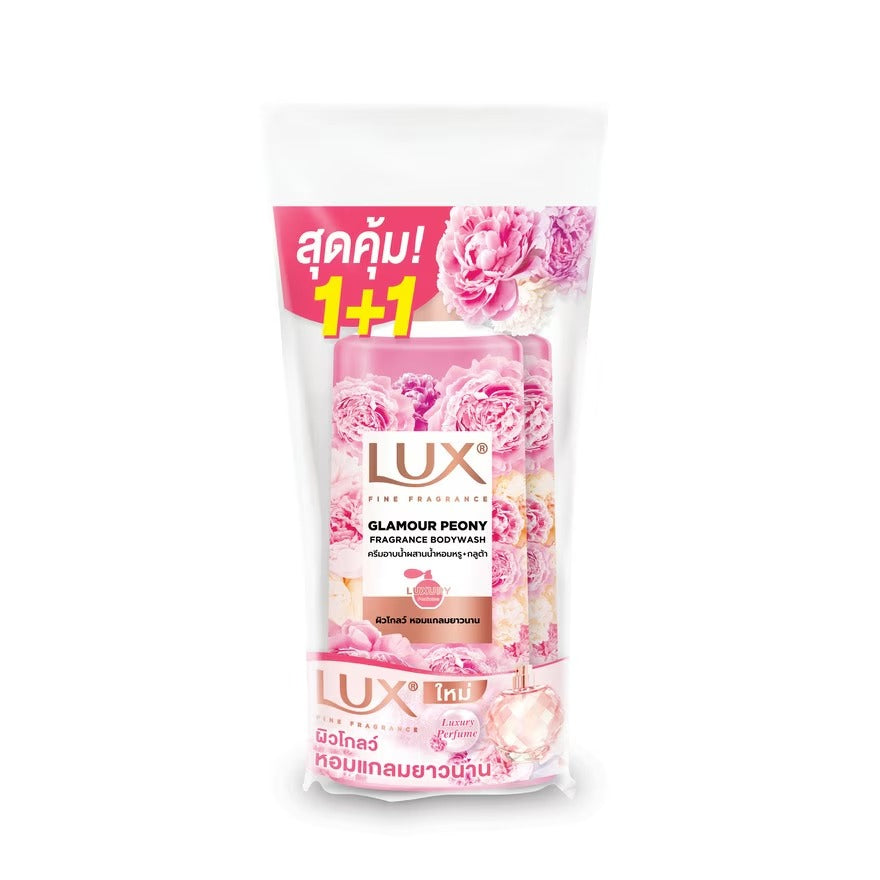LUX Glamour Peony Fragrance Body Wash 450 ml.*2 pcs., Крем для душа с ...