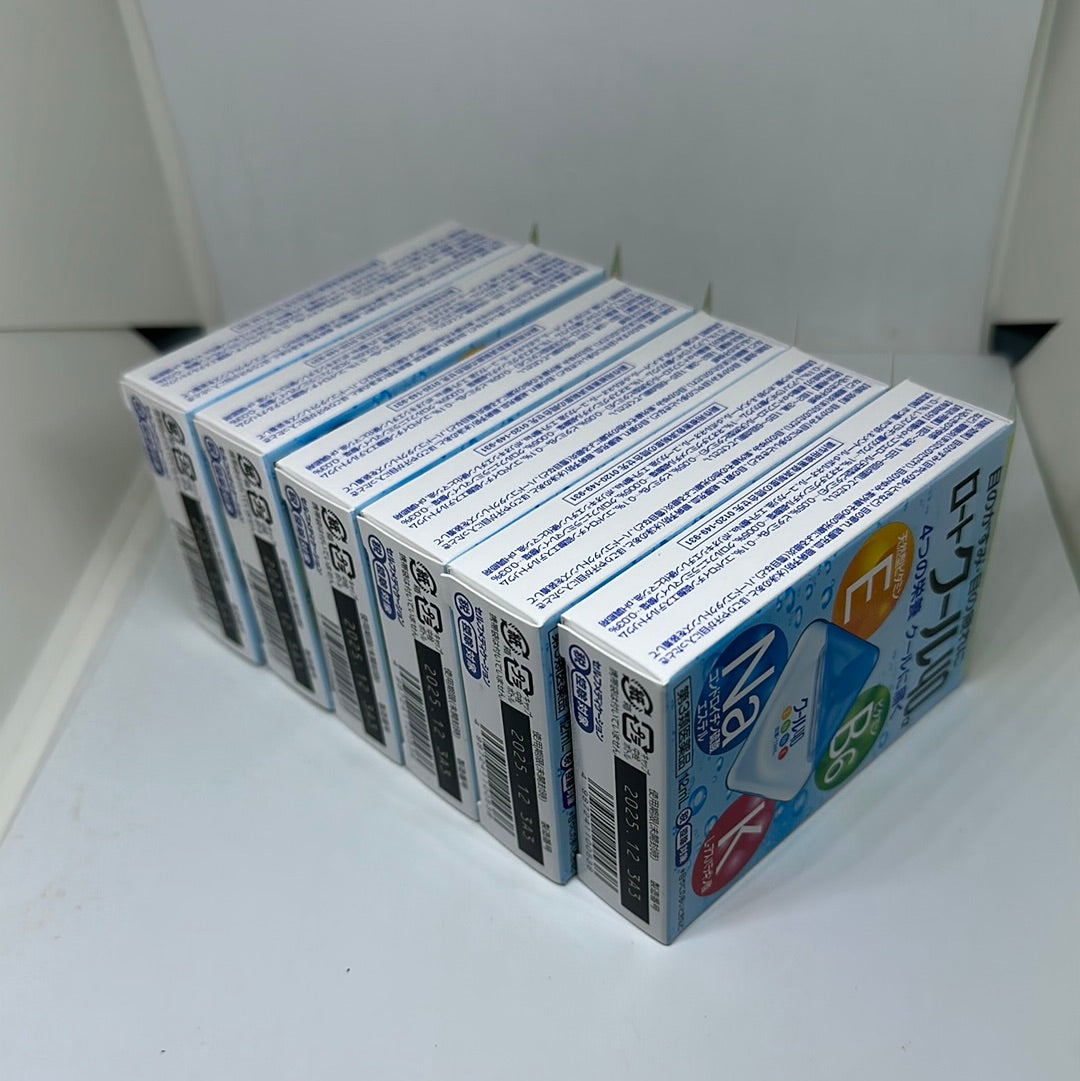 Rohto Eye Drops (BLUE PACK) Set: 12 ml.*6 pcs., Японские капли для гла ...