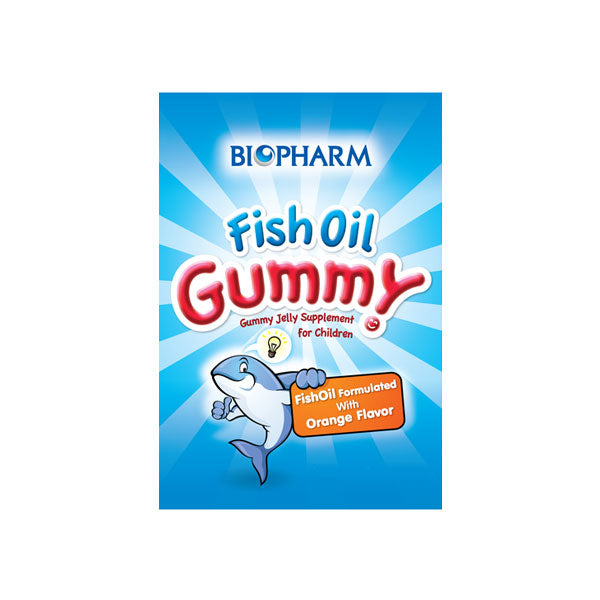 Boots Biopharm Fish Oil Gummy with Orange Flavor Gummy Jelly 20 g., Же ...