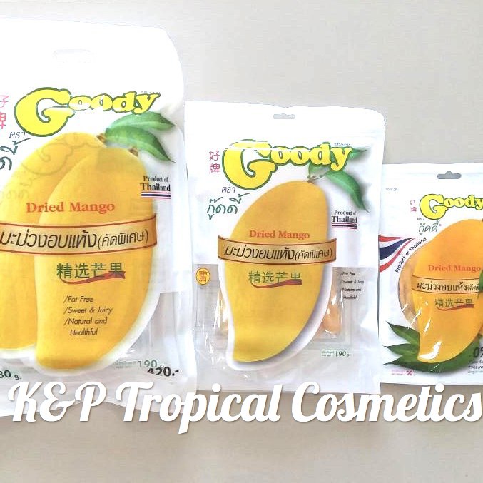 Goody Dried Mango 380 g., Вяленый манго в фабричной потребительской уп ...