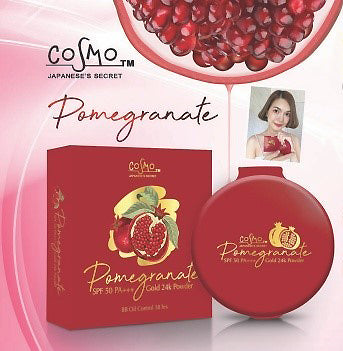Cosmo Pomegranate Gold 24k Powder SPF 50 PA+++, Пудра для лица с грана ...
